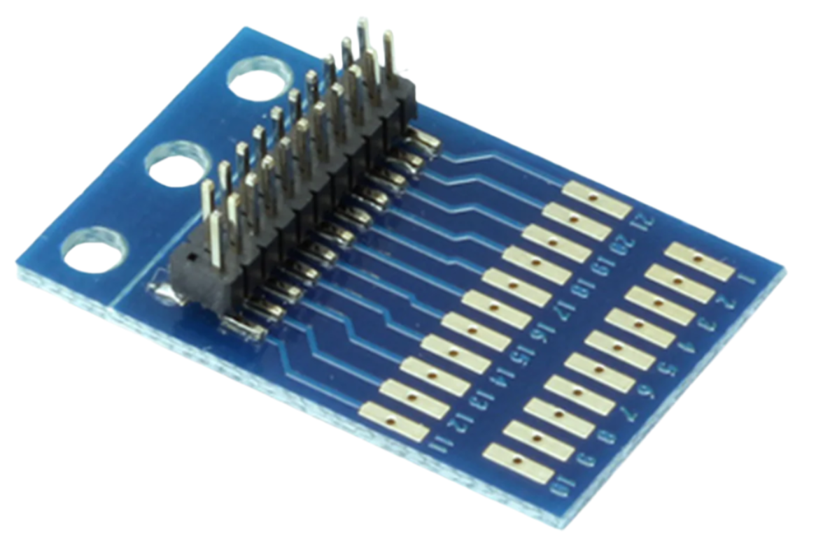 ESU Loksound 51967 21 pin adapter board – Rails of Sheffield