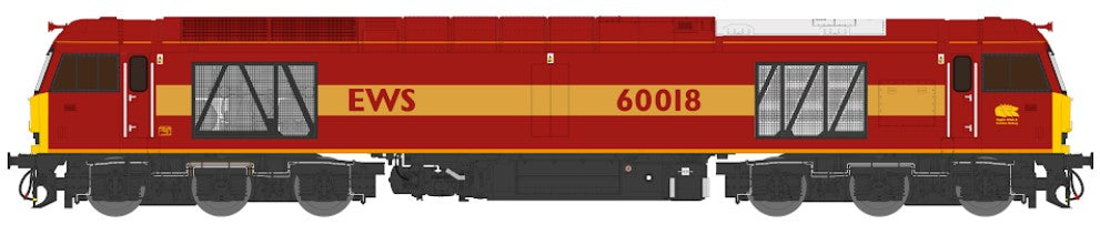 Cavalex Models CM-60018-EWS Class 60 018 EWS Diesel Electric Locomotive ...