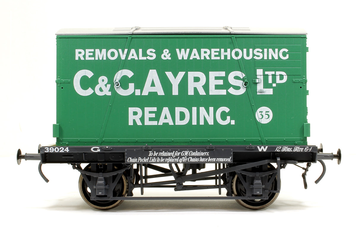 Dapol 7F-037-012 Conflat & Container C & Ayres 35 – Rails of Sheffield