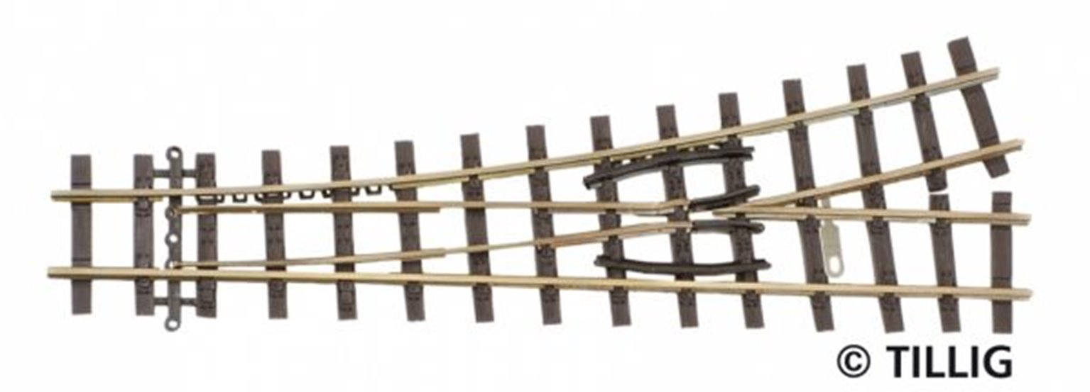 Tillig Tillig elite track : Left Turnout HOe (Narrow Gauge) – Rails of ...