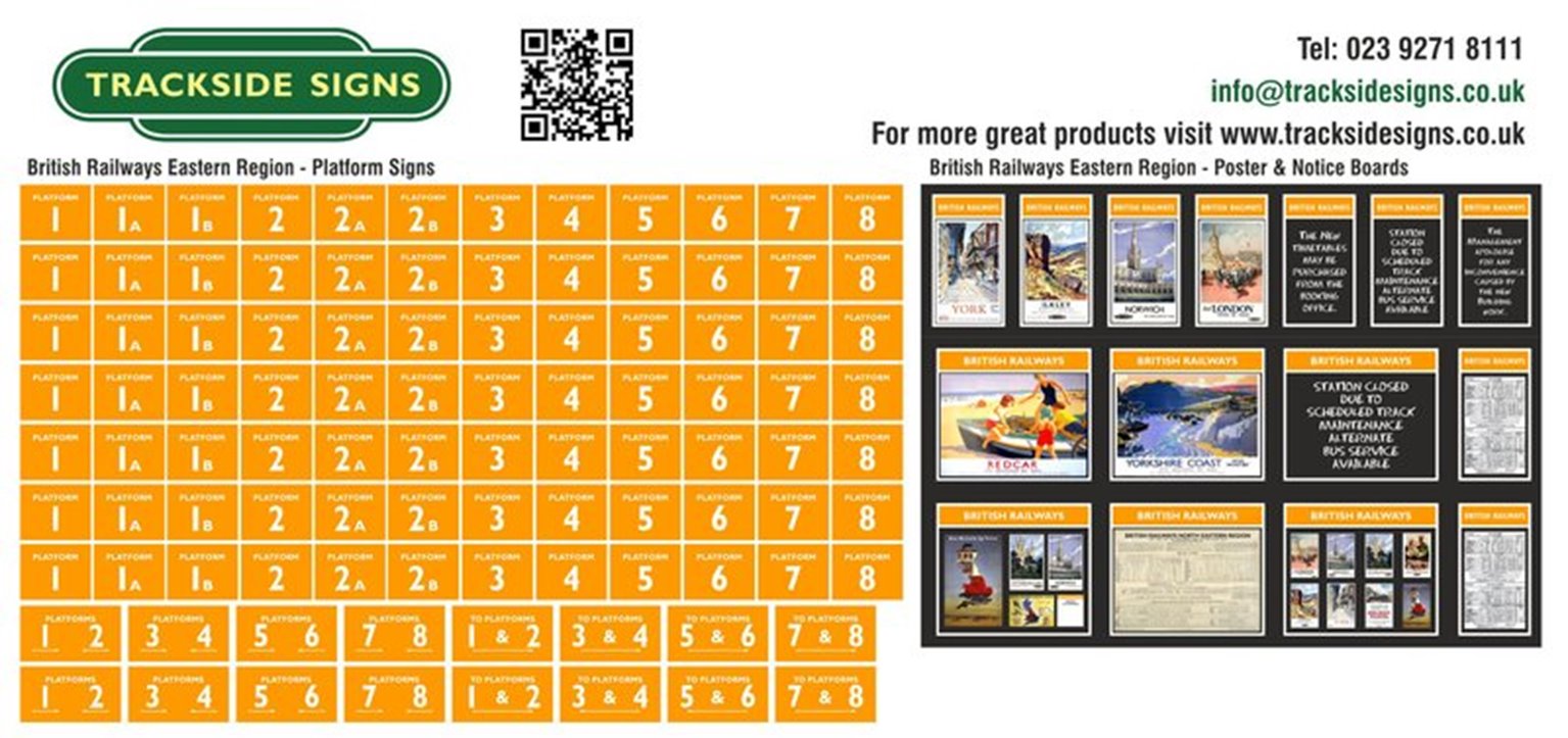 Trackside Signs TSVS0040 British Railways North Eastern – Rails