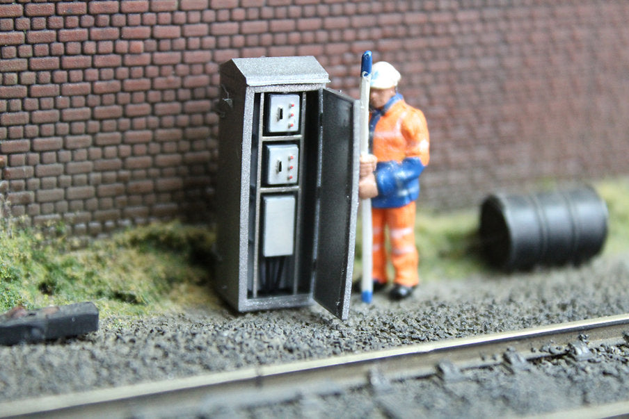 Goodwood Scenics BS2DRBGALVOPEN Relay Box 2 Door - OPEN - – Rails