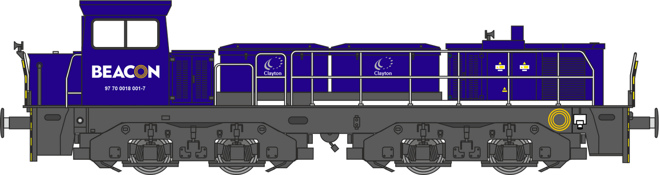 Revolution Trains RT-CL18-BE-006 Clayton Class 18 (18006-15) – Rails