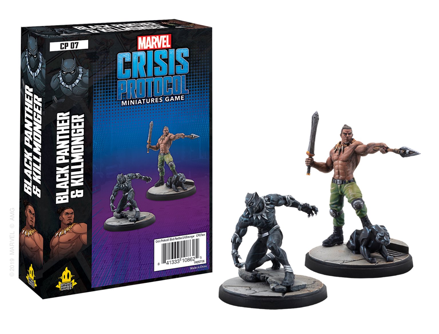 Atomic Mass Games FFGMSG07 CP07 Marvel Crisis Protocol Black – Rails