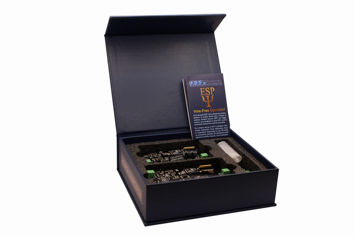 DCC Concepts DCC-ESP.Set ESP® Starter Set – 1x 3-Output DCC – Rails