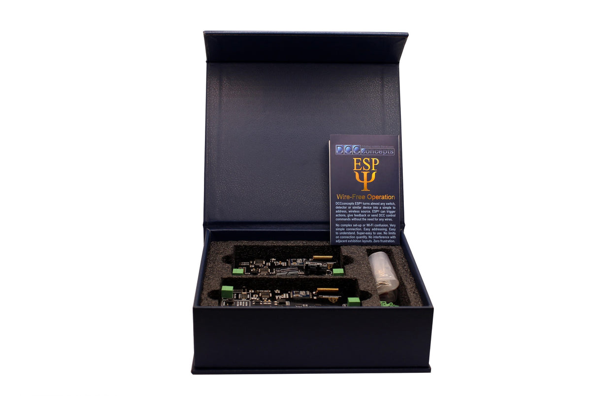 DCC Concepts DCC-ESP.Set ESP® Starter Set – 1x 3-Output DCC – Rails