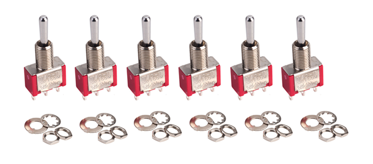 DCC Concepts DCD-ATS Alpha Toggle Switch (6-Pack of On-Off-On – Rails