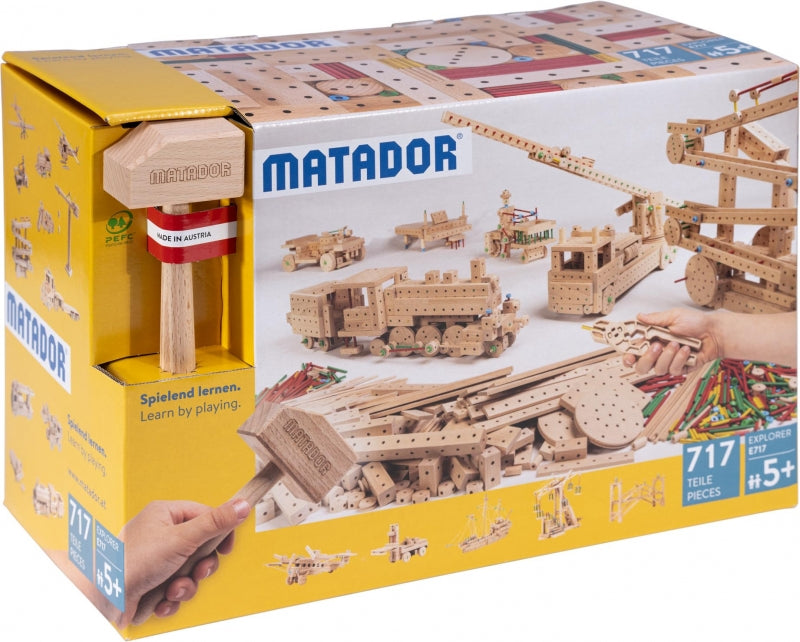 Matador Matador - MAKER E717 Wooden Construction Kit – Rails of Sheffield