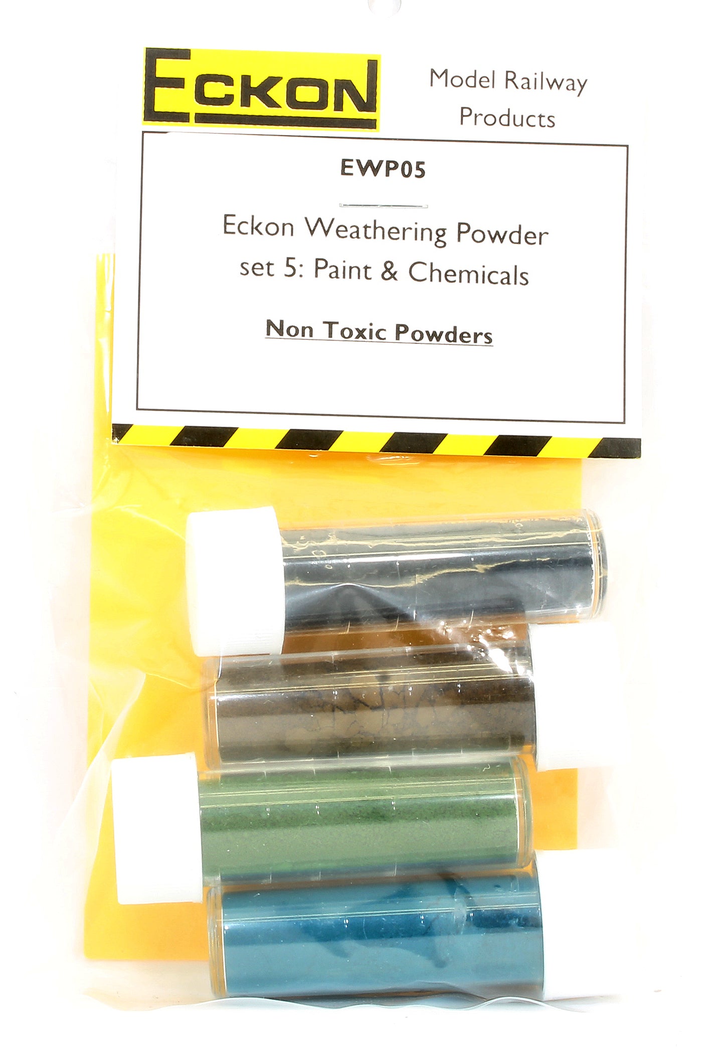 Eckon EWP05 Chemical & Paint Weathering Powder Set – Rails