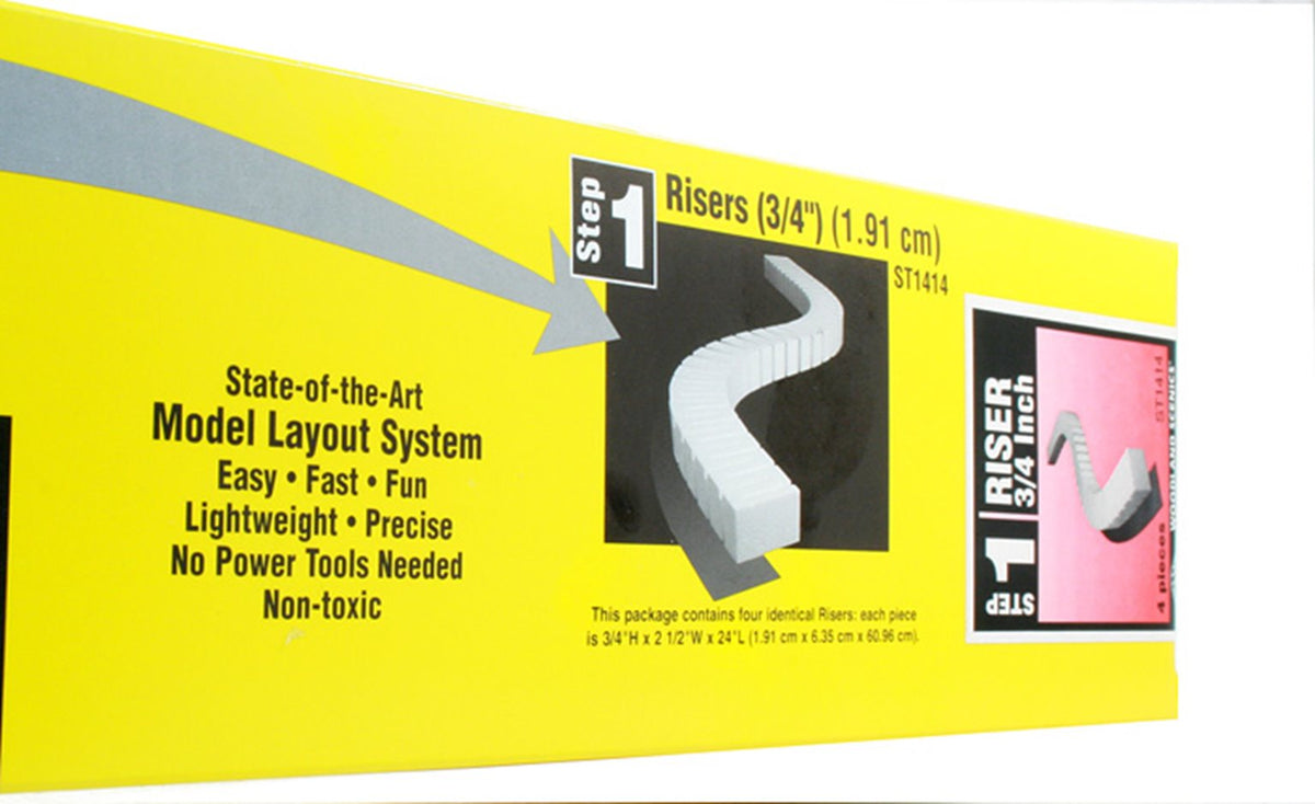 Woodland Scenics WST1414 ST1414 3/4 Inch Riser (4 Pieces) Step 1 ...