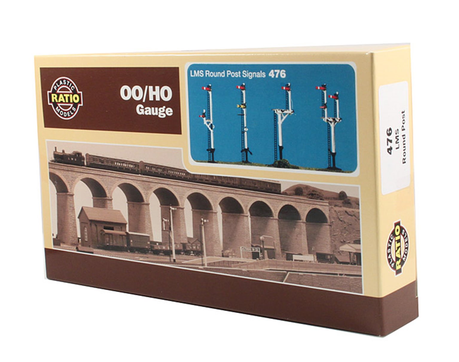 Ratio 476 LMS Round Post Advanced Construction Signal Kit – Rails