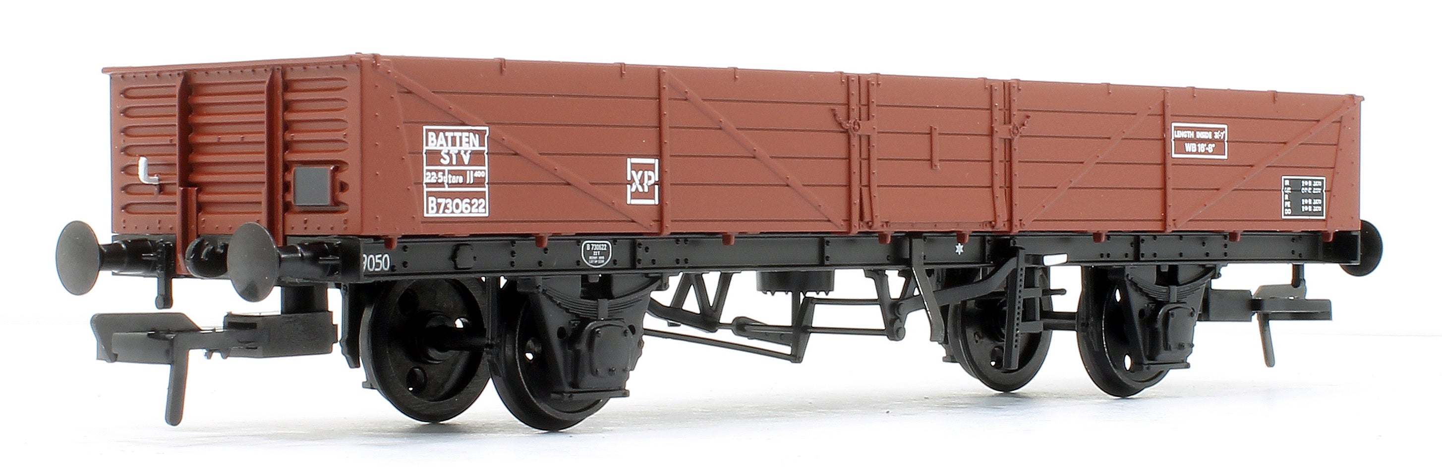 Bachmann 38-753 BR 22T Tube Wagon BR Bauxite (TOPS) 730622 – Rails