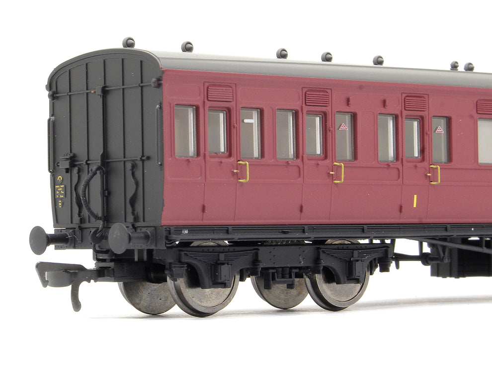 EFE Rail E86014 LSWR Cross Country 3-Coach Pack BR Crimson – Rails