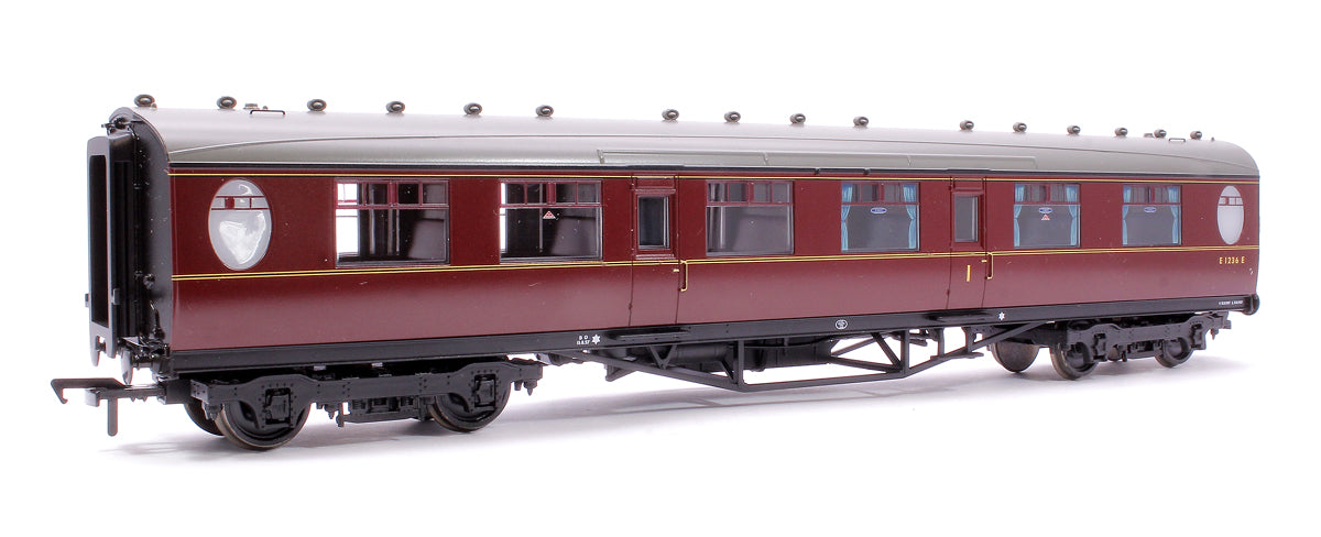 Bachmann 34-412 LNER Thompson Composite Corridor BR Maroon – Rails