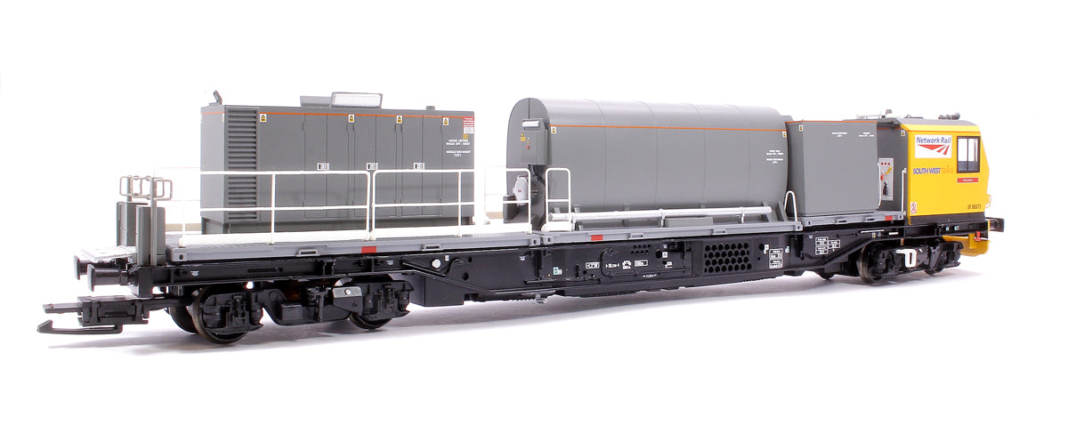 Bachmann 31-578 Windhoff MPV 2-Car Set Network Rail Yellow Nos. DR98923 ...