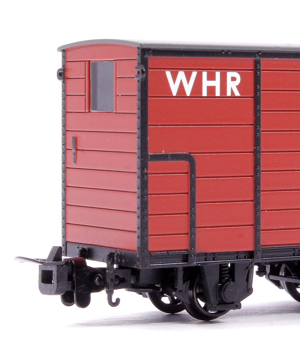 Bachmann 393-102 RNAD Enclosed-End Brake Van WHR Red No. 65 – Rails