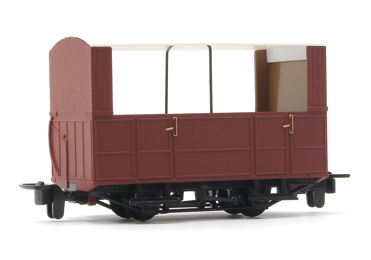 Peco GR-520UR - GVT 4-wheel open side coach - plain red – Rails of ...
