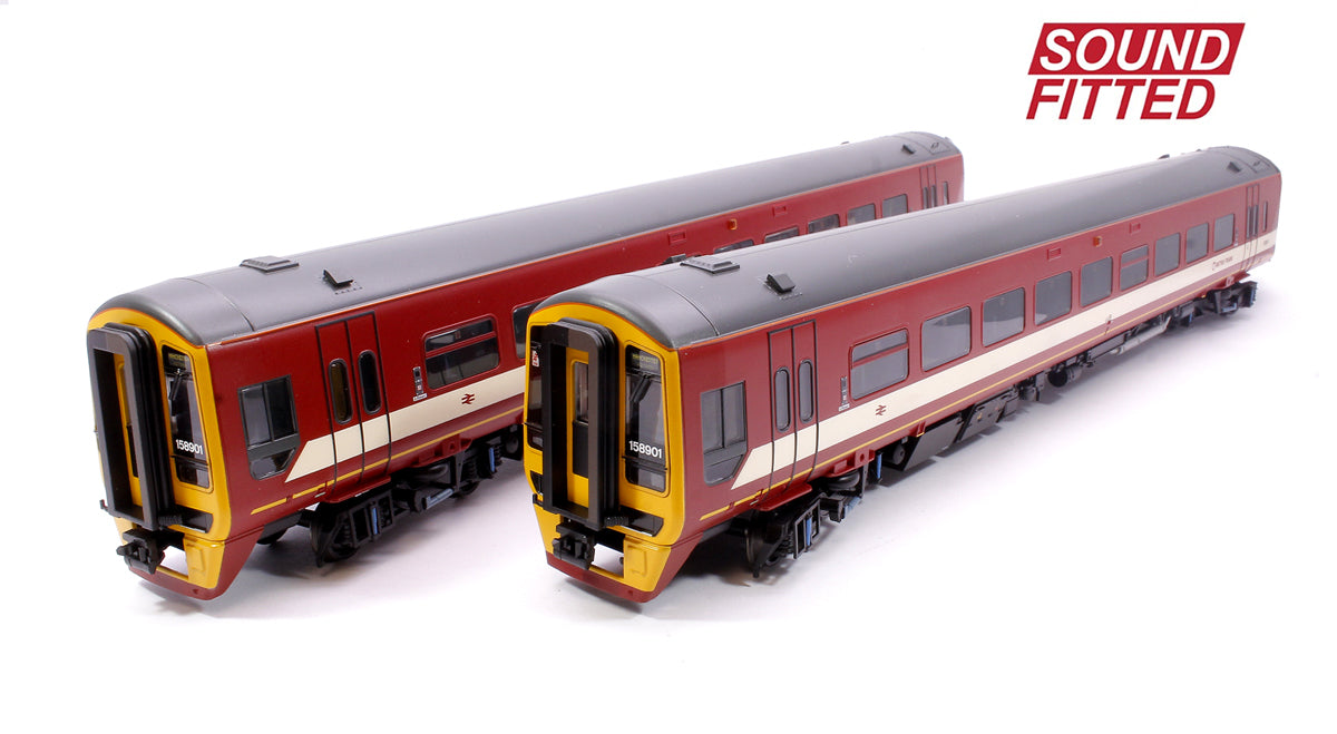 Bachmann 31-502ASF Class 158 2-Car DMU 158901 BR WYPTE Metro – Rails