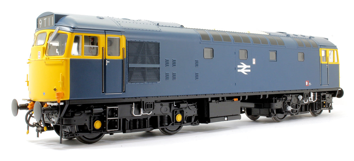 Heljan 2773 Class 27 BR Blue unnumbered full yellow ends – Rails