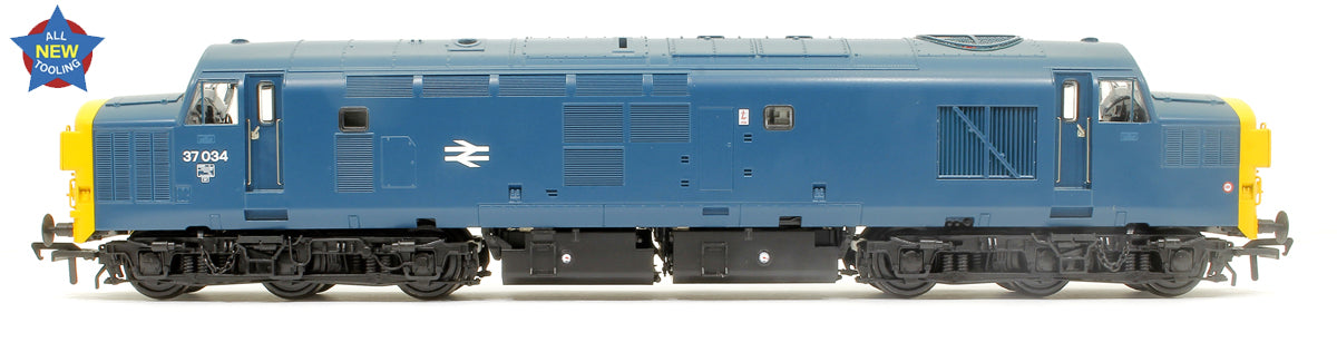 Bachmann 35-301 Class 37/0 Split Headcode 37034 BR Blue Diesel ...