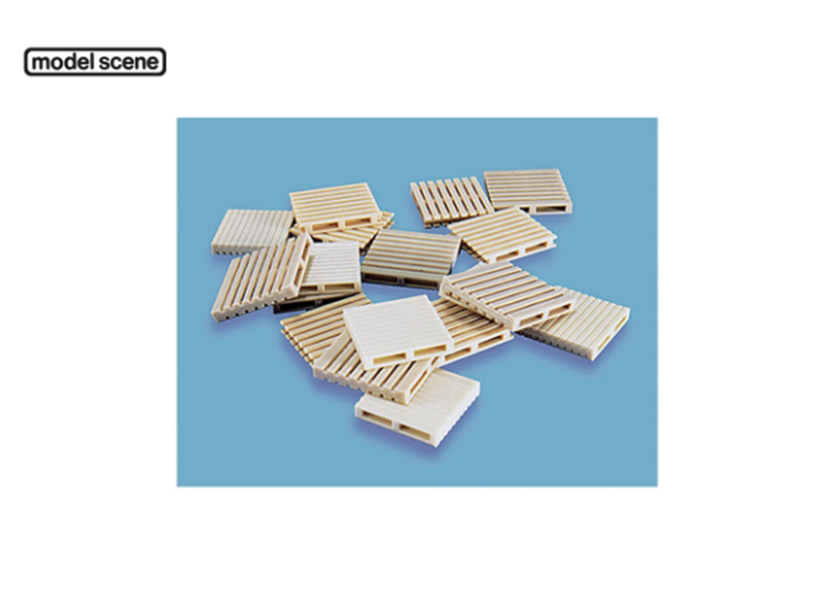 Modelscene 5081 Modelscene 5081 Pallets (assorted, 3 types) – Rails