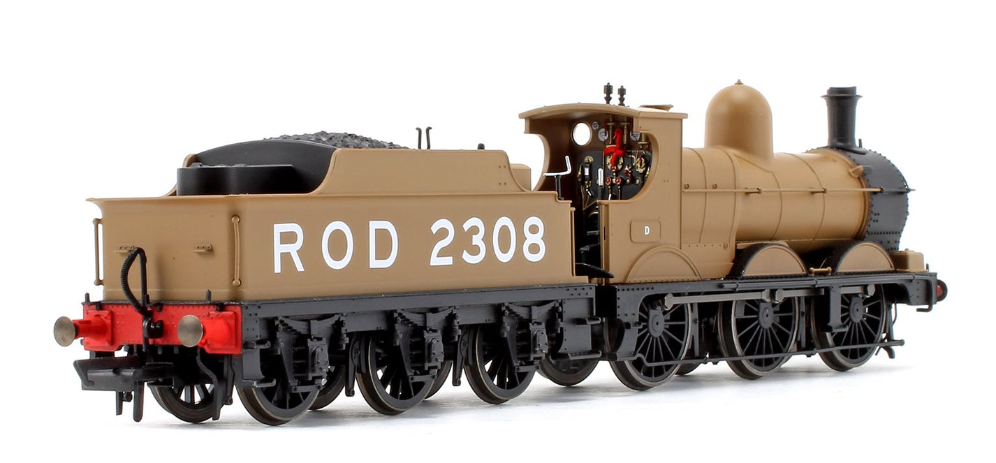 Oxford Rail OR76DG009 Dean Goods WW1 Khaki ROD 2308 0-6-0 – Rails