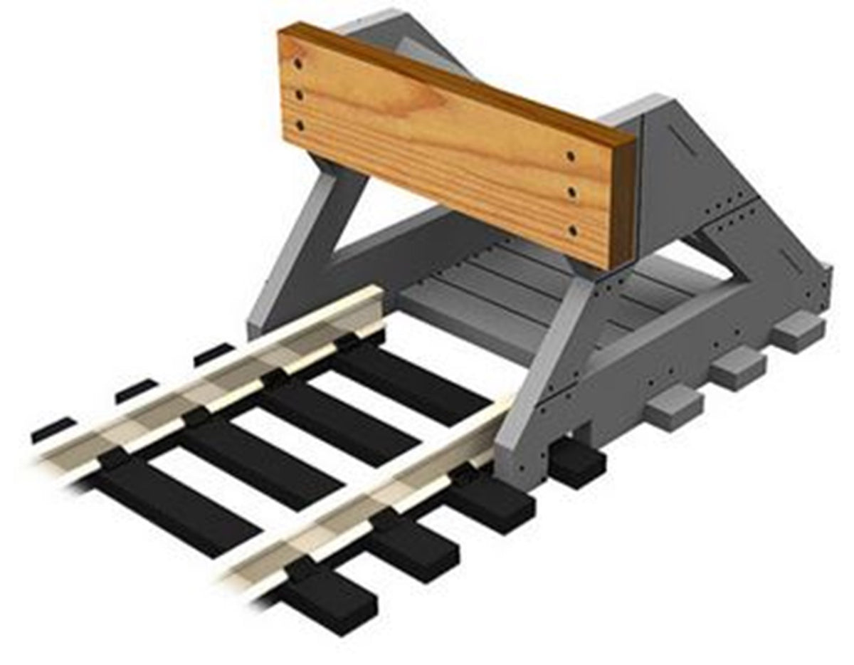 Proses PBF-G-02 G Scale Buffer Stop w/Real Wooden Plate (2 pcs) – Rails ...
