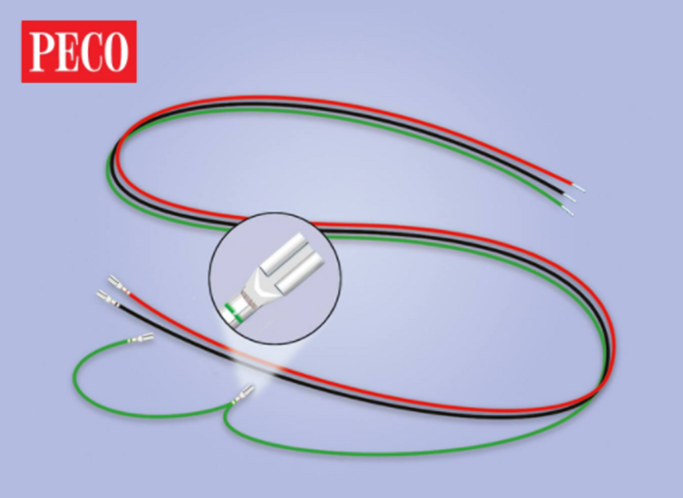 Peco PL34 PL34 Wiring Loom for Turnout motor (Pack of 2) – Rails