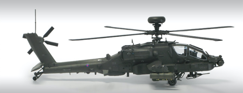 Academy PKAY12537 AH-64D British Army 'Afghanistan' Model Kit – Rails ...