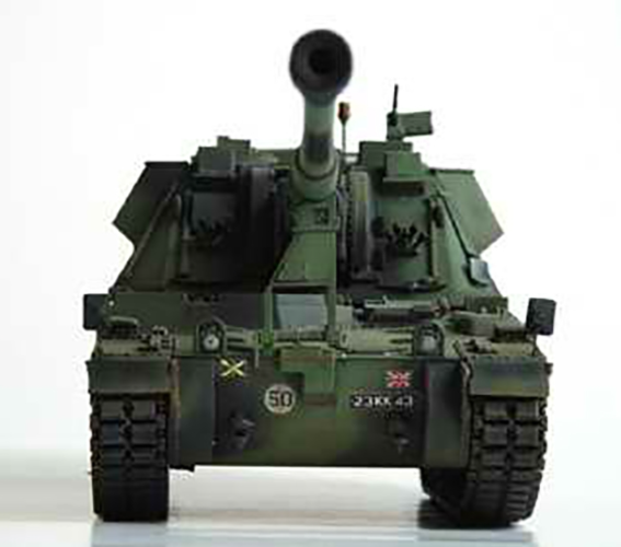 Trumpeter PKTM00324 AS-90 British 155mm SP Howitzer Model Kit – Rails