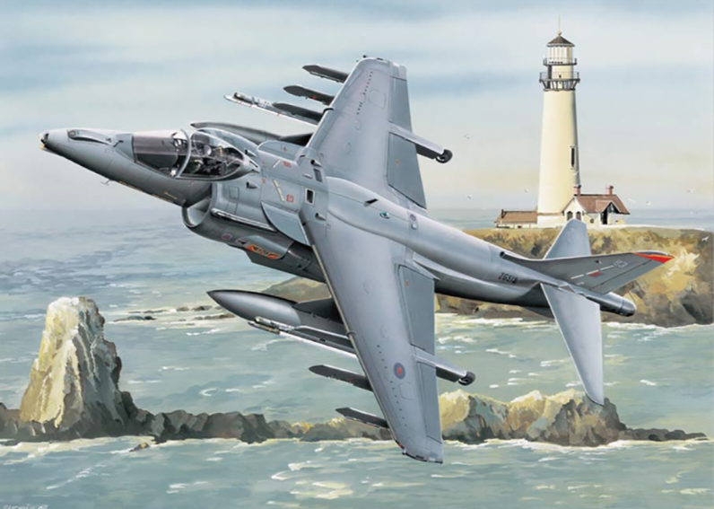 Trumpeter PKTM02287 Harrier GR7 RAF Model Kit – Rails of Sheffield