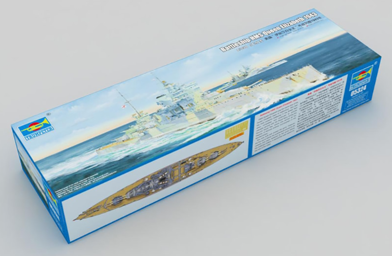 Trumpeter PKTM05324 HMS Queen Elizabeth 1943 Model Kit – Rails of Sheffield