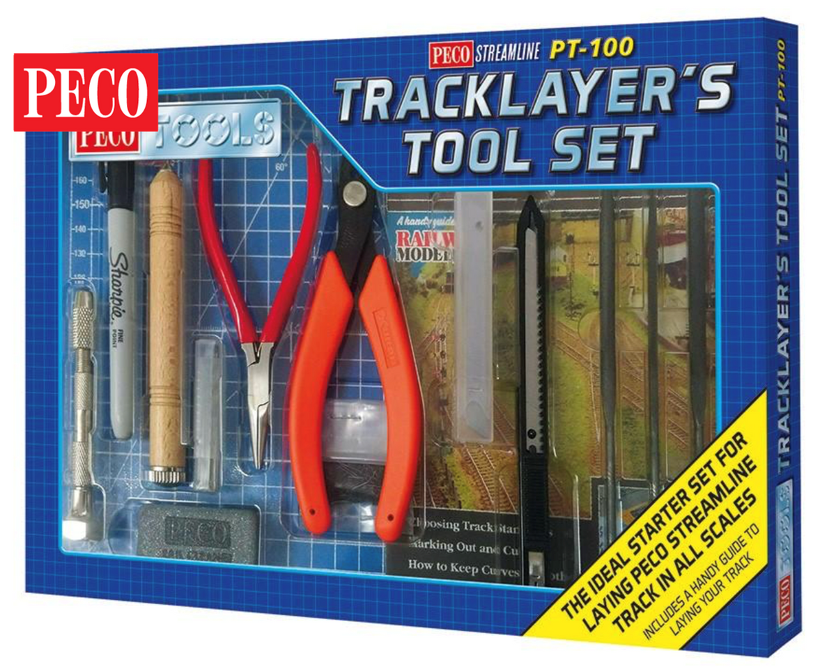 Peco PT-100 Tracklayer's Tool Set – Rails of Sheffield