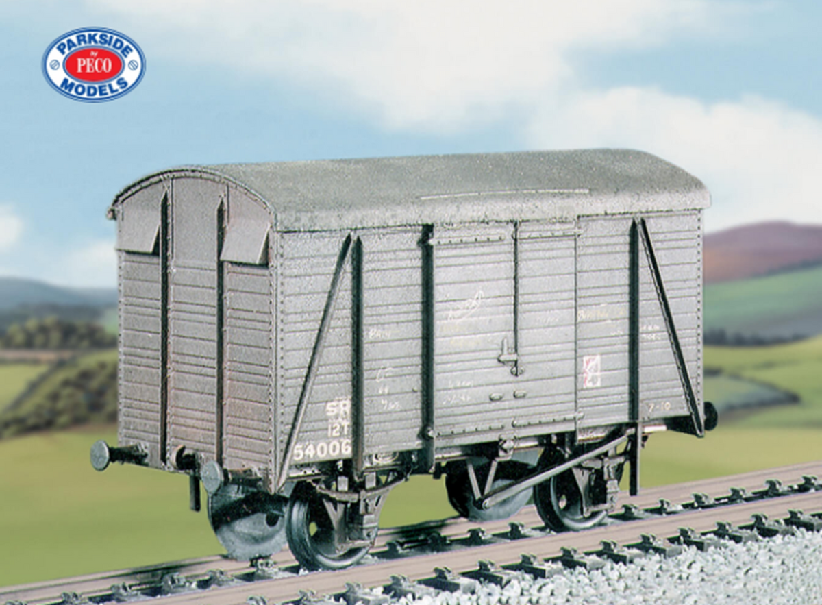 Parkside PC591 SR 12 ton Box Van Kit, Uneven Planked (M/W) – Rails of ...