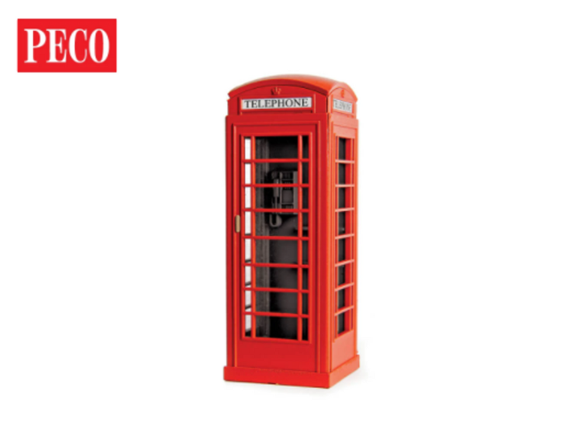 Peco LK-760 O Gauge Lineside kits Telephone Kiosk x 2 – Rails of Sheffield