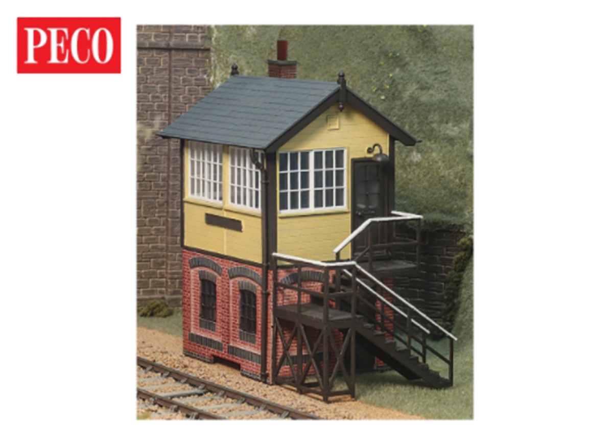 Peco LK-715 Signal Box with Brick Base Kit – Rails of Sheffield