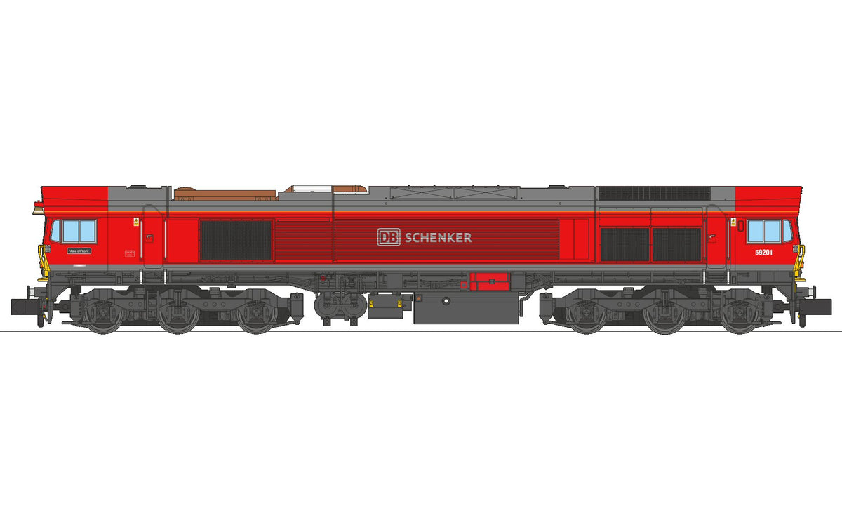 Revolution Trains RT-N59-DB-202DC Class 59 59202 DB livery Alan Meddows ...