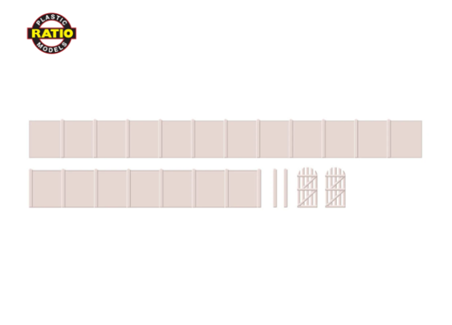 Ratio 219 Concrete Fencing, Gates – Rails
