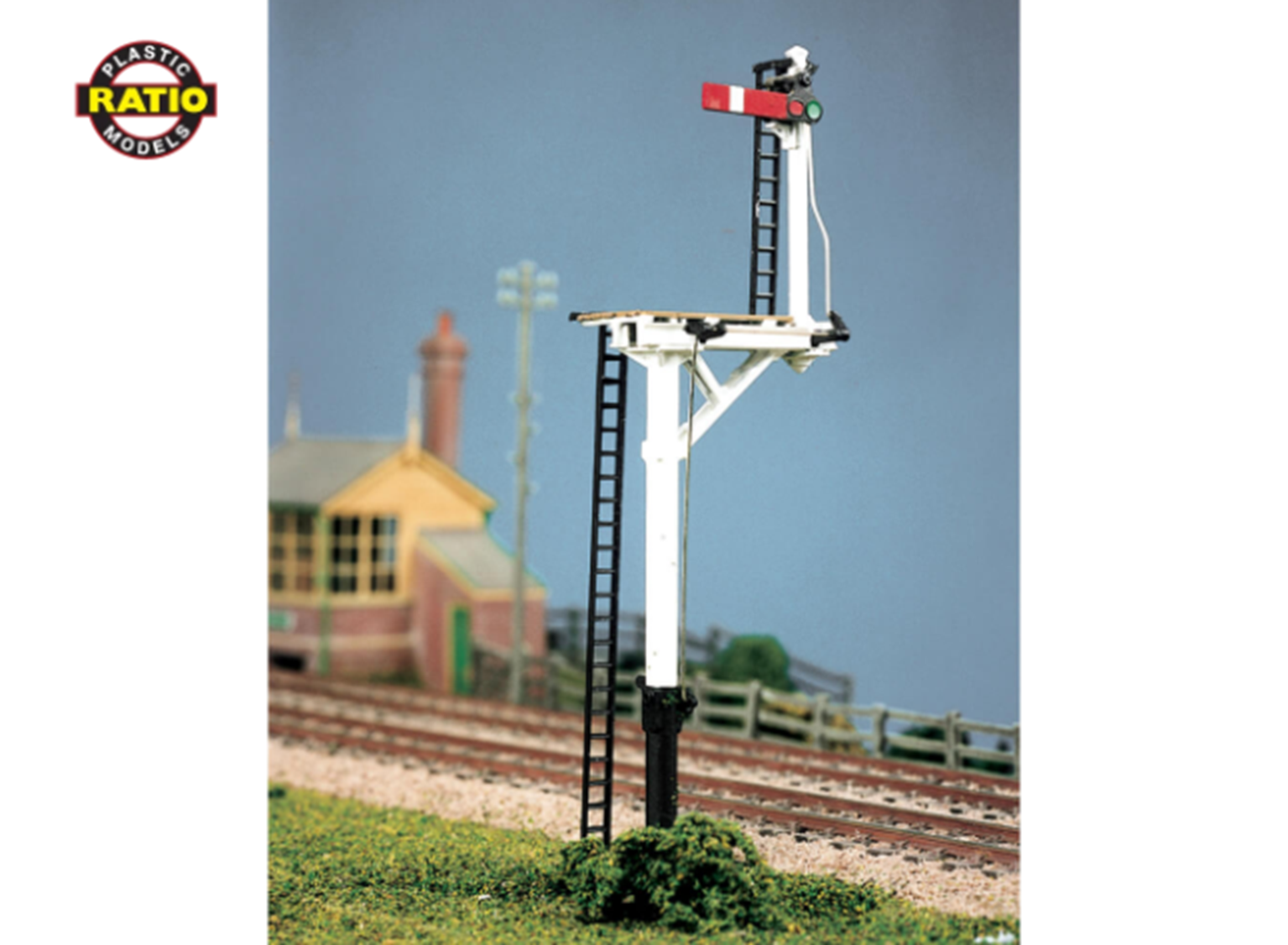Ratio 476 LMS Round Post Advanced Construction Signal Kit – Rails