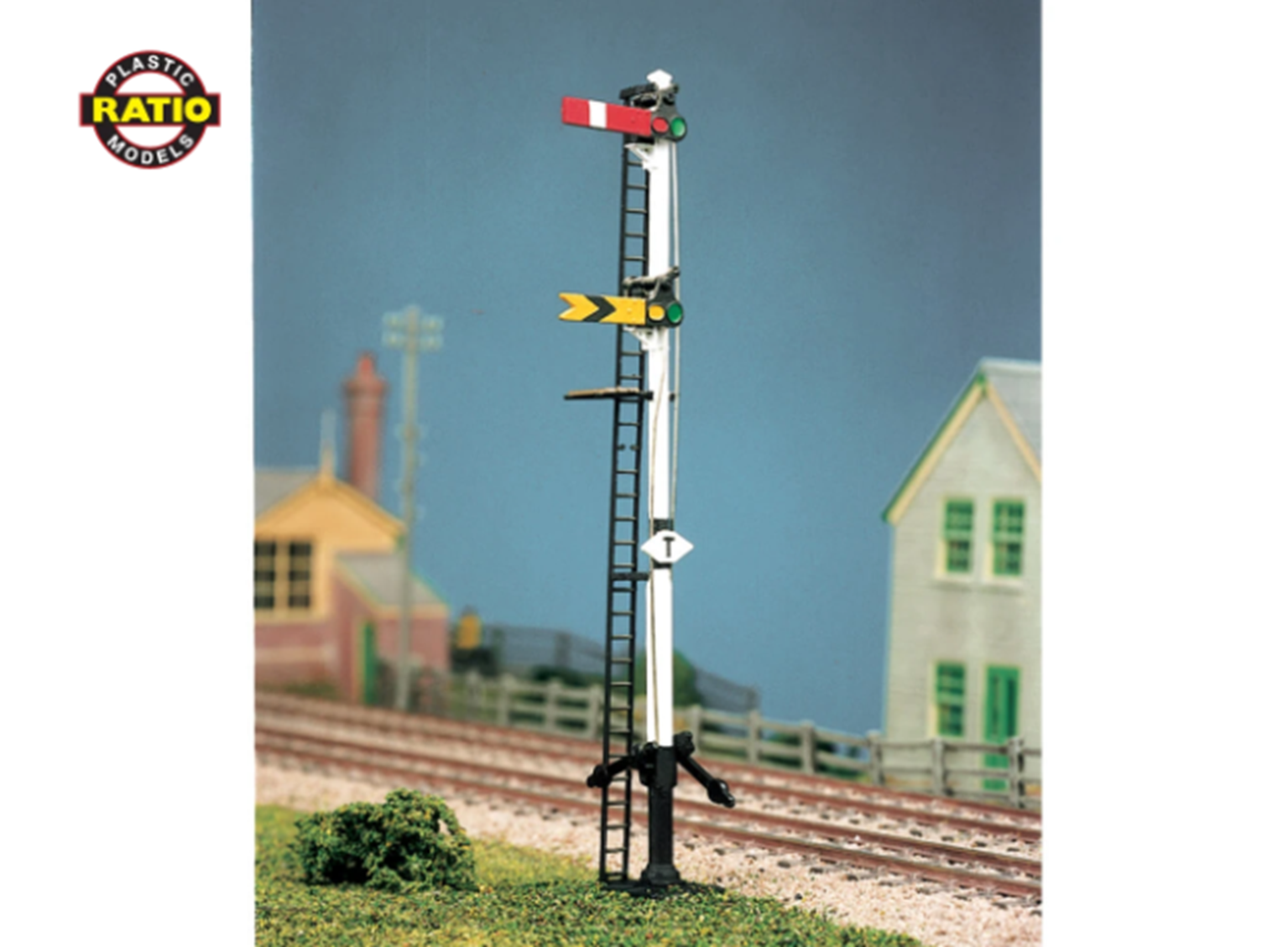 Ratio 476 LMS Round Post Advanced Construction Signal Kit – Rails