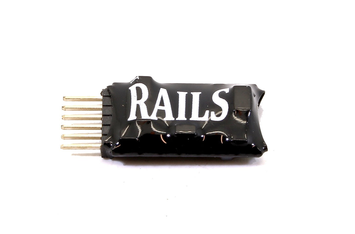RoS-6D Rails Connect Decoder, 6 Pin Direct 2 Function Nano Decoder ...