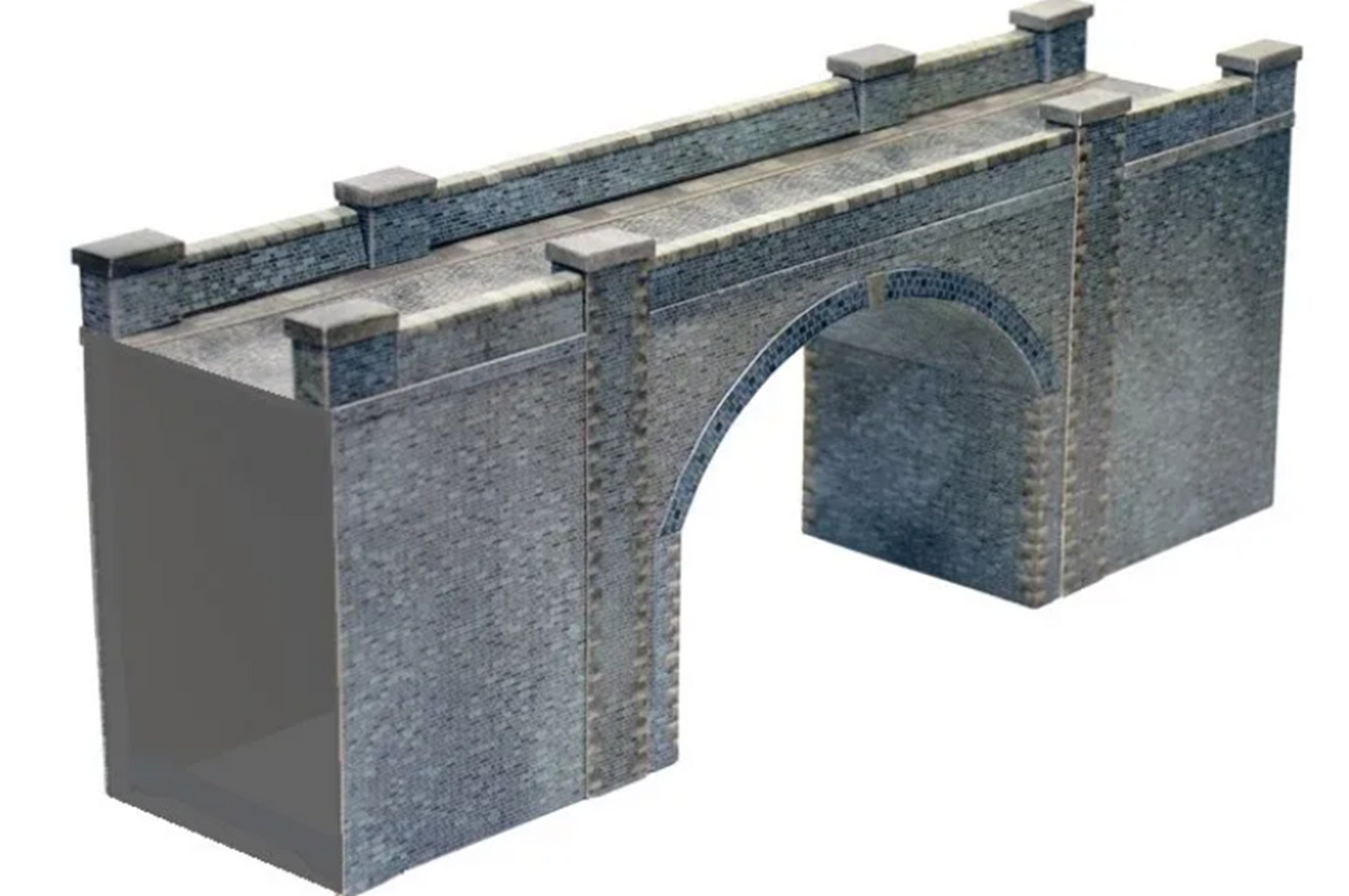 Superquick SQA16 Bridge / Tunnel Entrance (Stone) Cardboard – Rails