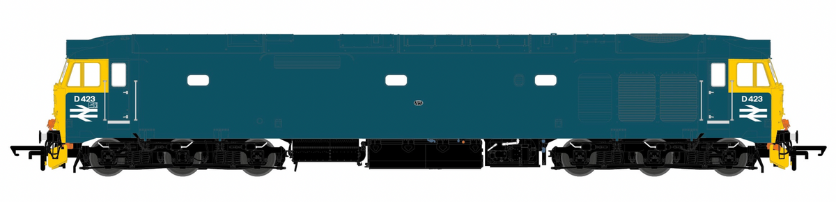 Accurascale ACC2209 Class 50 D423 BR Blue Diesel Locomotive – Rails of ...