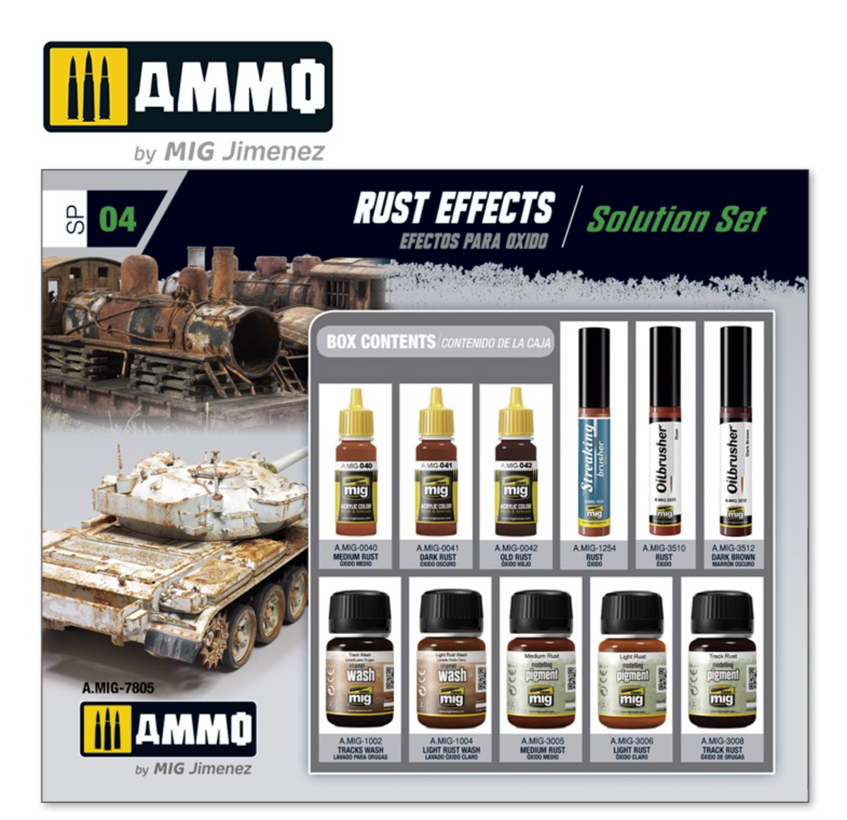 AMMO Mig MIG7805 Rail Center Ammo Rust / Weathering Effects Paint ...