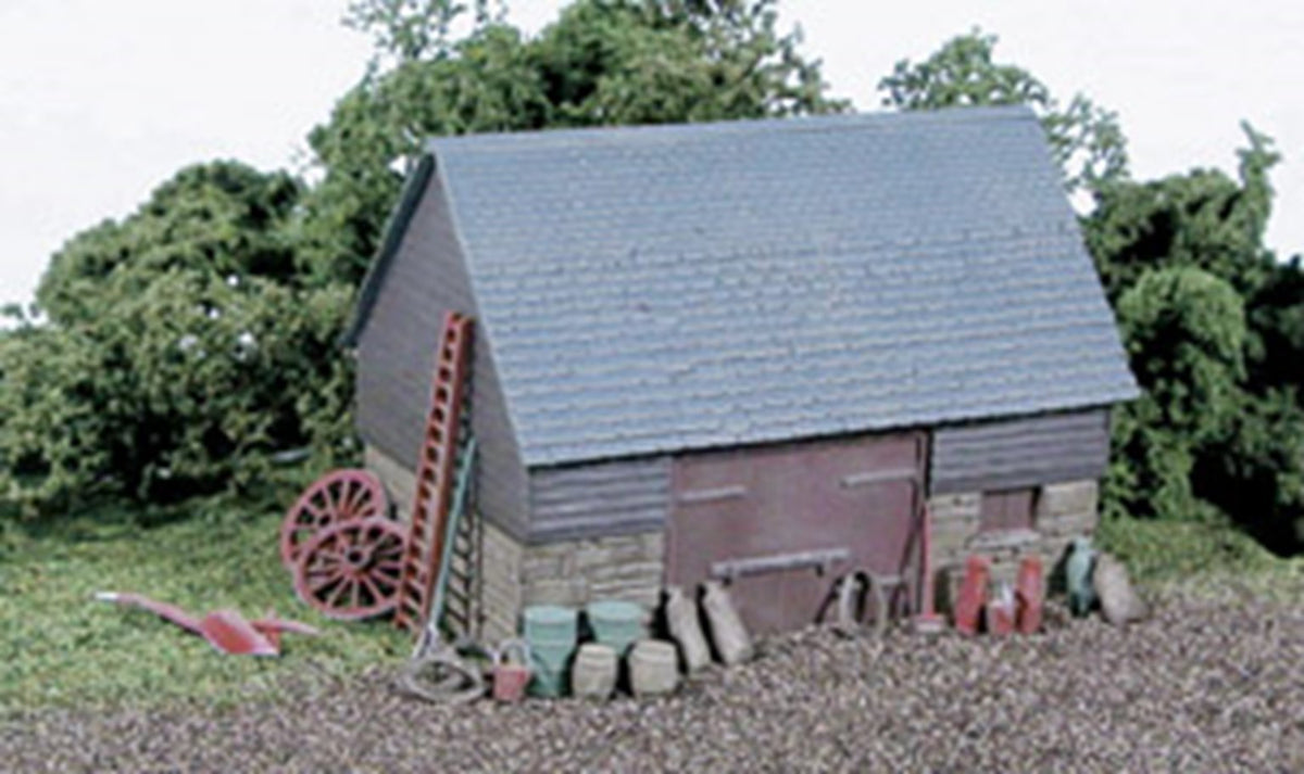 Wills Kits SS30 Barn, Stone & timber built type kit – Rails of Sheffield