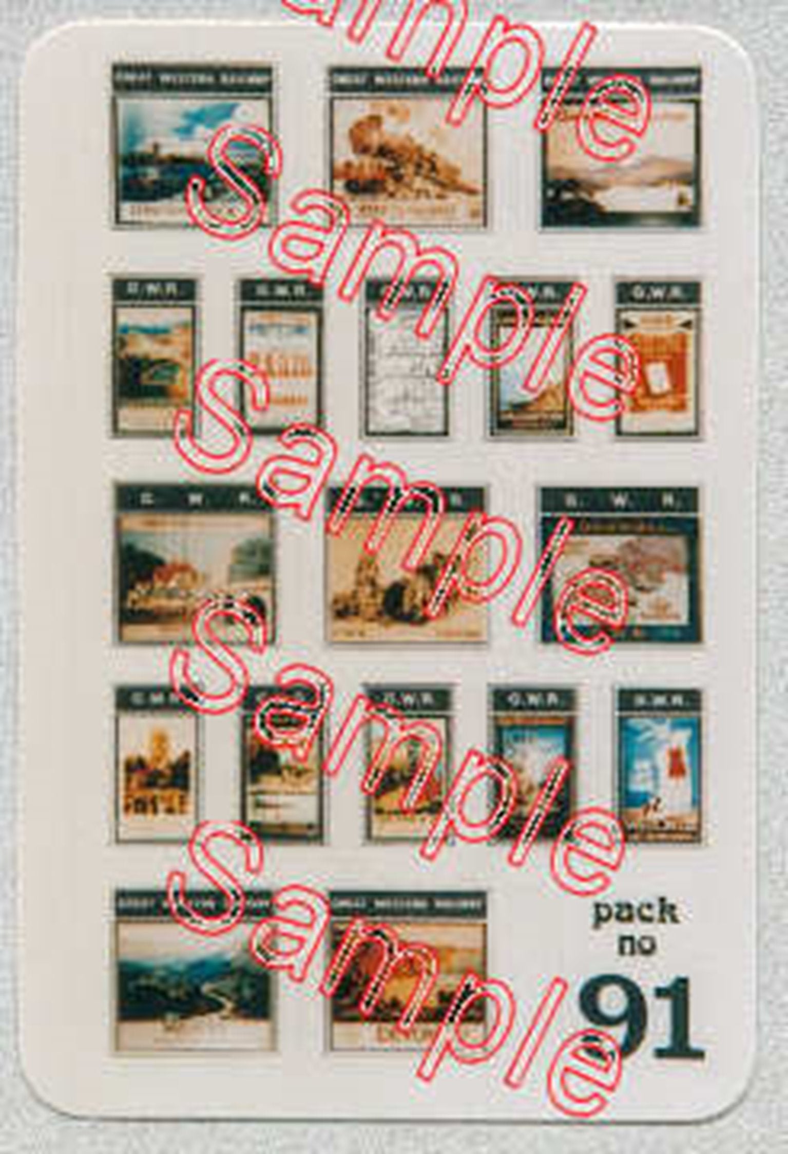 Gaugemaster TSN91 N Gauge GWR Travel Posters – Rails