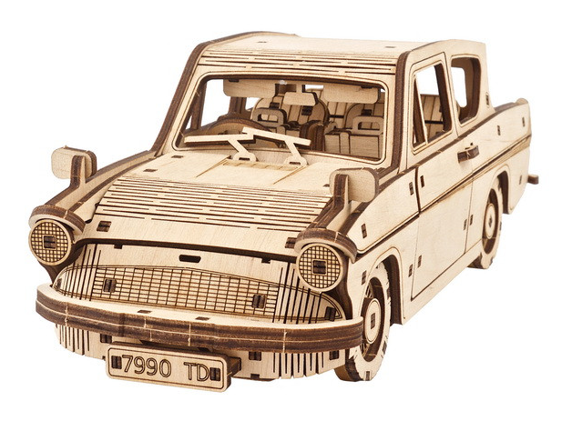 Harry Potter - Flying Ford Anglia™ Mechanical Model Kit – Rails of ...