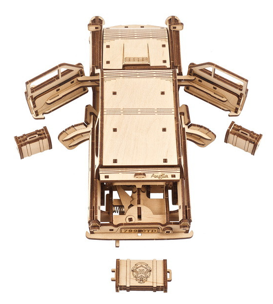 UGEARS UG70173 Harry Potter - Flying Ford Anglia™ Mechanical – Rails