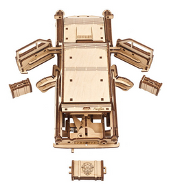 UGEARS UG70173 Harry Potter - Flying Ford Anglia™ Mechanical – Rails