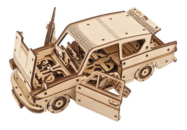 UGEARS UG70173 Harry Potter - Flying Ford Anglia™ Mechanical – Rails